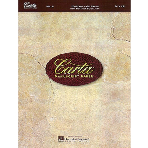 Dorsey Music - Carta Manuscript Paper - No. 1